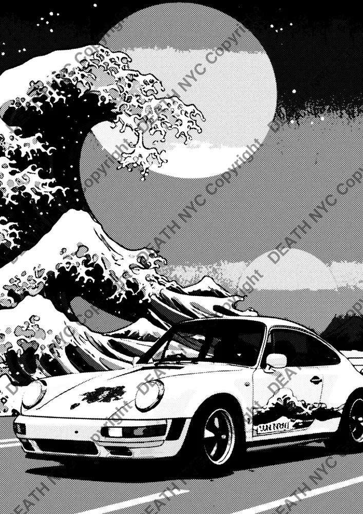 "DEATHML269" 45x32cm porche (Edition of 100*) (2024) – DEATH